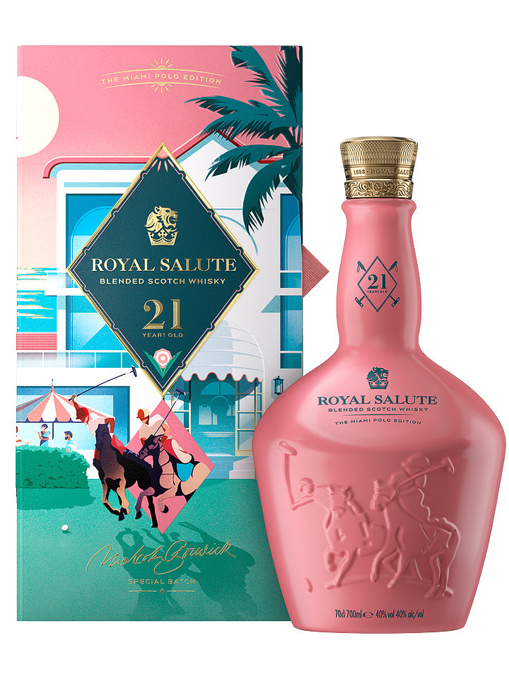 Royal Salute 21 Year Old Miami Polo Edition Blended Scotch Whisky 700m – The Drink Society