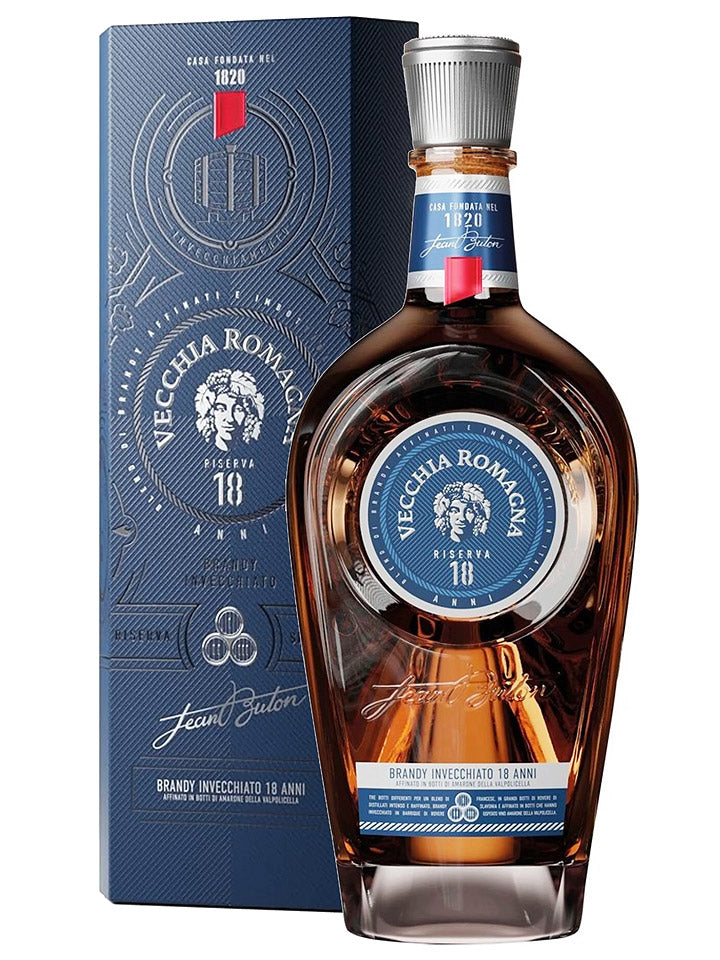Vecchia Romagna 18 Year Old Riserva Italian Brandy 700mL – The Drink Society