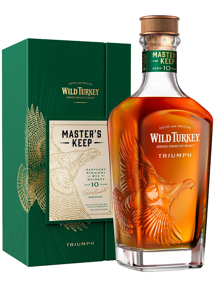 Wild Turkey Master's Keep 10 Year Old Triumph Kentucky Straight Rye Wh – The Drink Society