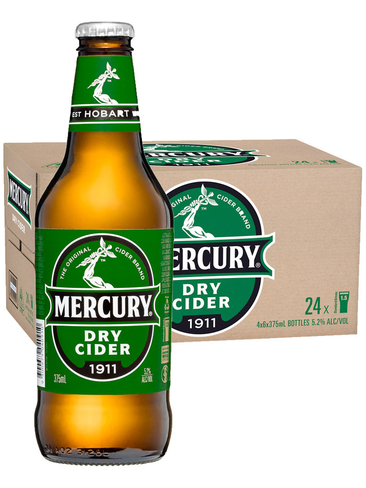 Mercury Dry Cider Case 24 x 375mL Bottles – The Drink Society