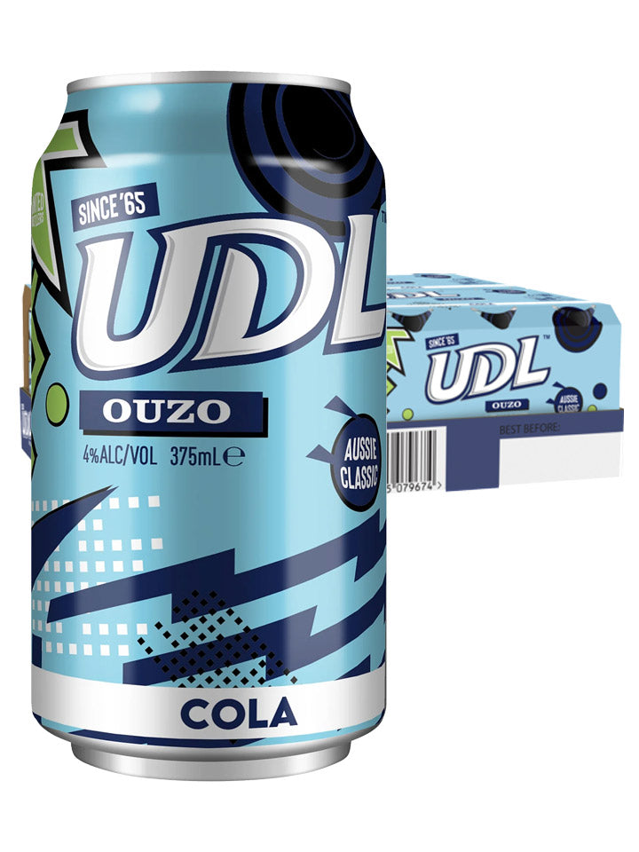 UDL Ouzo & Cola 6 x 4 Pack 375ml Cans – The Drink Society