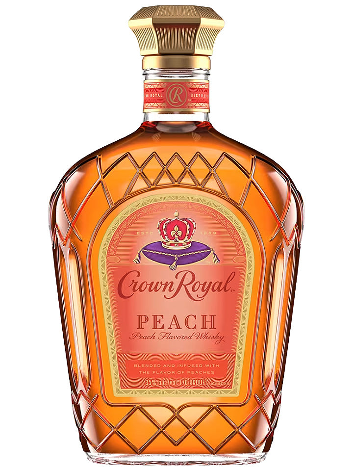 Crown Royal Peach Flavoured Blended Canadian Whisky 1L – The Drink Society