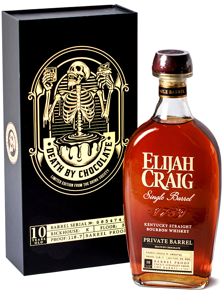 Elijah Craig 10 Year Old Private Barrel 'Death by Chocolate' Barrel Pr ...