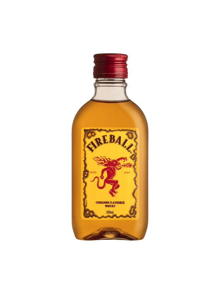 Fireball Cinnamon Flavoured Canadian Whisky Miniature 200mL – The Drink ...