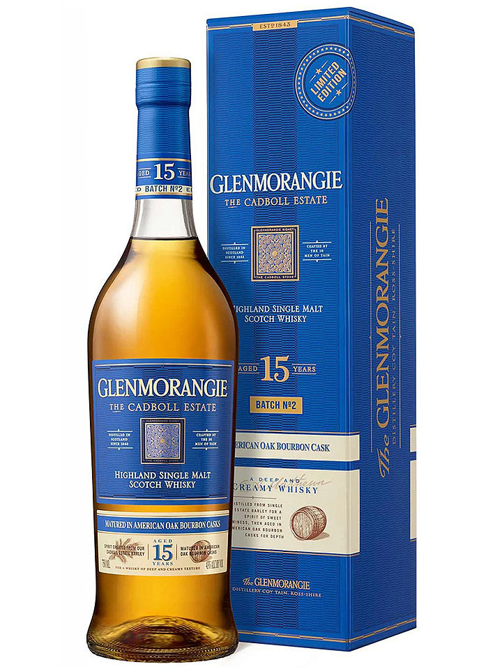 Glenmorangie 15 Year Old The Cadboll Estate Batch 2 Single Malt Scotch ...