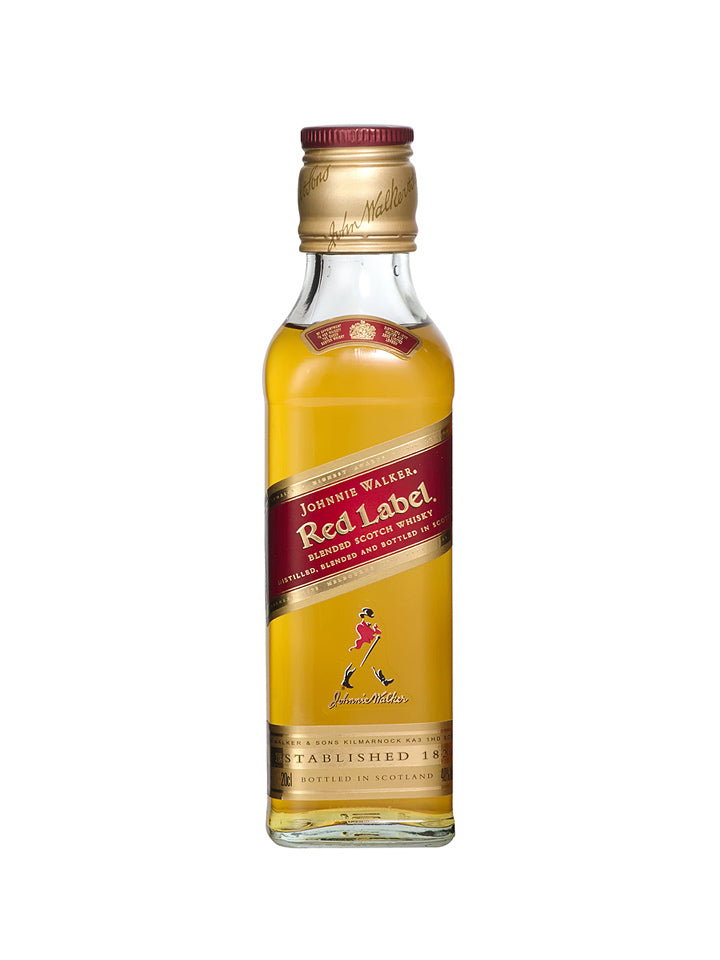 Johnnie Walker Red Label Blended Scotch Whisky Glass Miniature 200mL ...