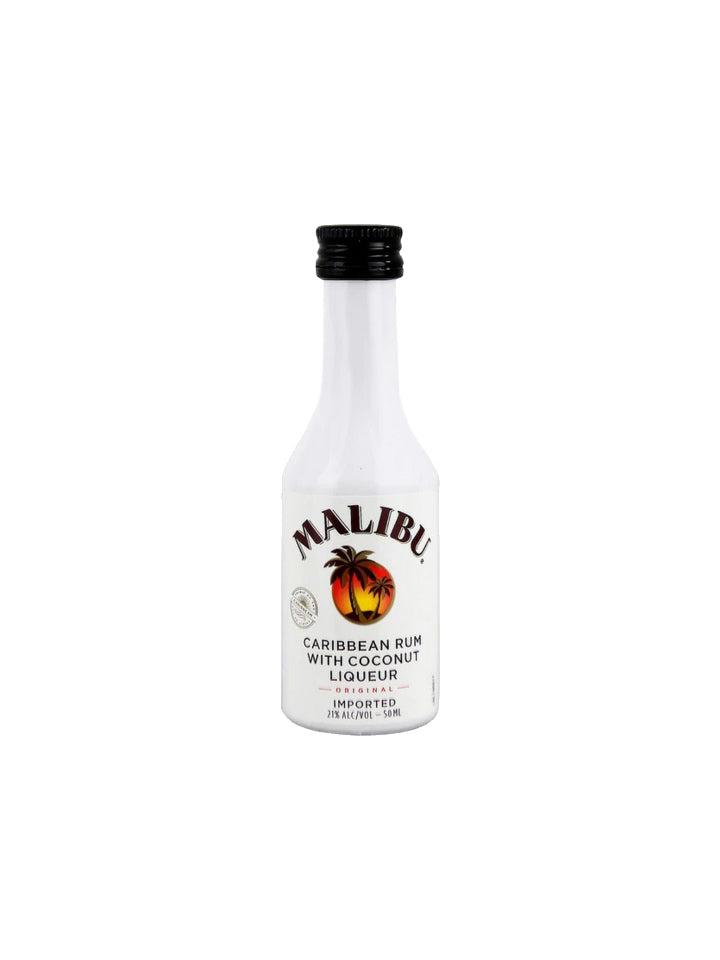 Malibu Caribbean Rum With Coconut Liqueur Miniature 50mL – The Drink ...