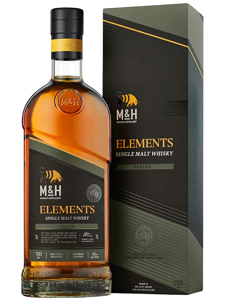 Milk & Honey Elements Peated Single Malt Israeli Whisky 700mL – The ...