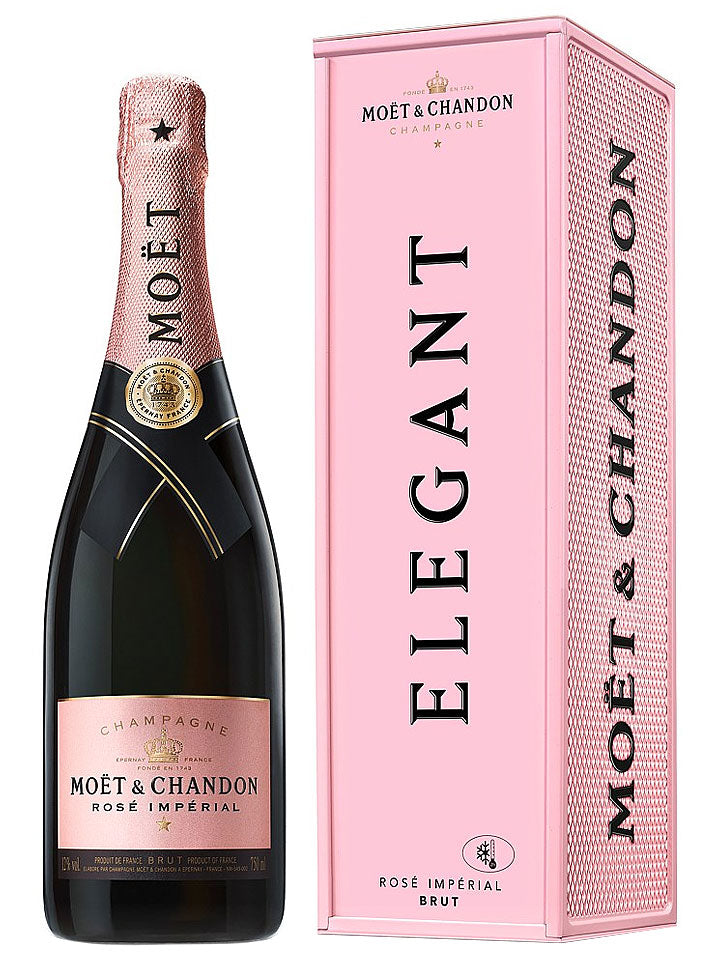 Moët & Chandon Rose Impérial Brut With Limited Edition Metal Gift Tin ...