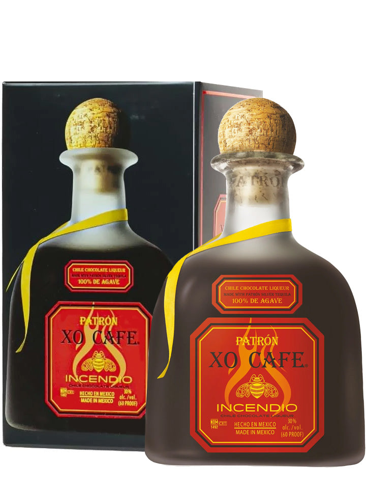 Patron XO Cafe Incendio Chile Chocolate Tequila Liqueur 1L – The Drink ...