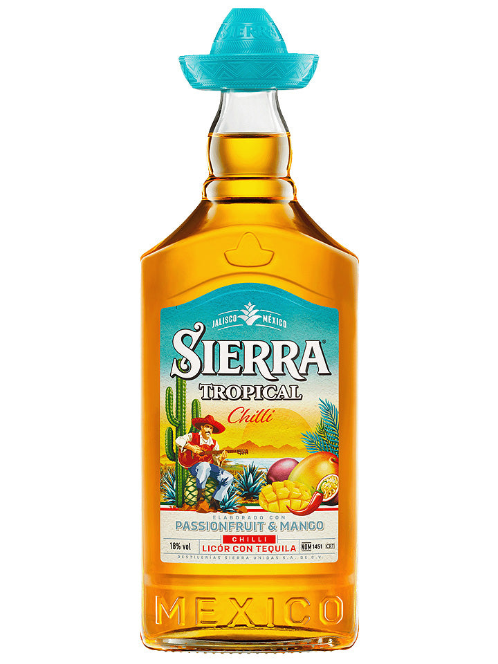 Sierra Tropical Chilli Passionfruit & Mango Flavoured Tequila Liqueur ...