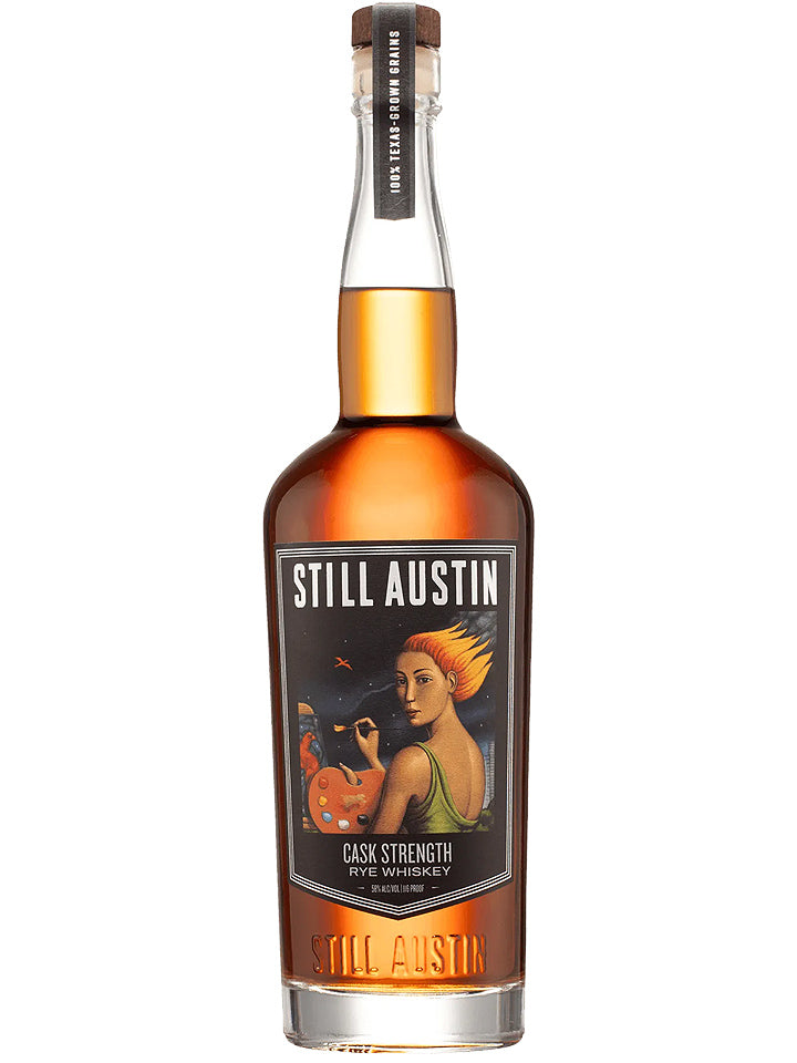 Still Austin Cask Strength Texas Rye Whiskey 750mL – The Drink Society