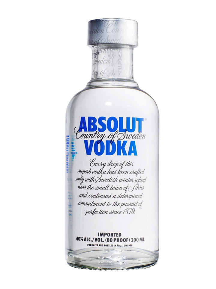 Absolut Swedish Vodka Miniature 200mL – The Drink Society