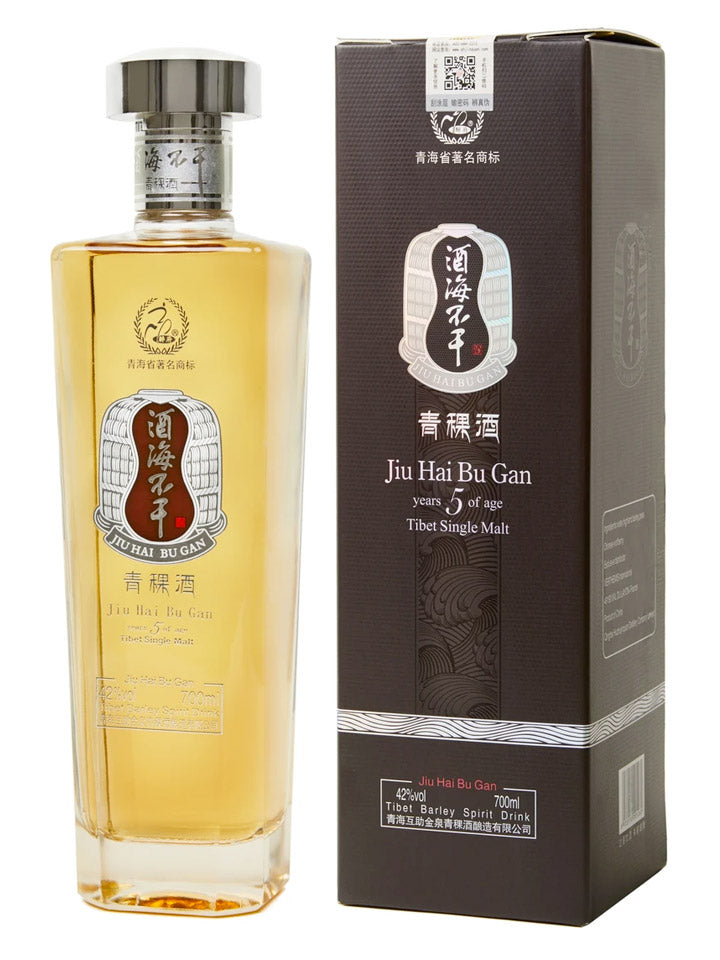 Jiu Hai Bu Gan 5 Year Old Tibet Single Malt Whisky 700mL – The Drink ...