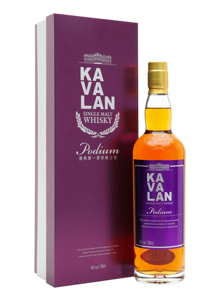 Kavalan Podium Single Malt Taiwanese Whisky 700mL – The Drink Society