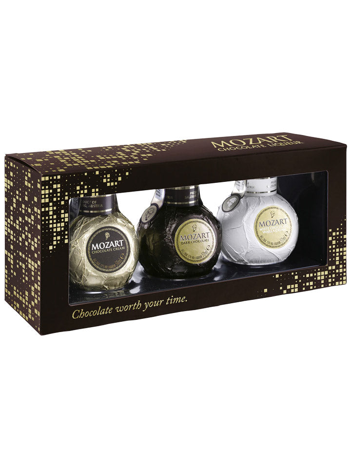 Mozart Chocolate Liqueur Miniature Trio Gift Pack 3 x 50mL – The Drink ...