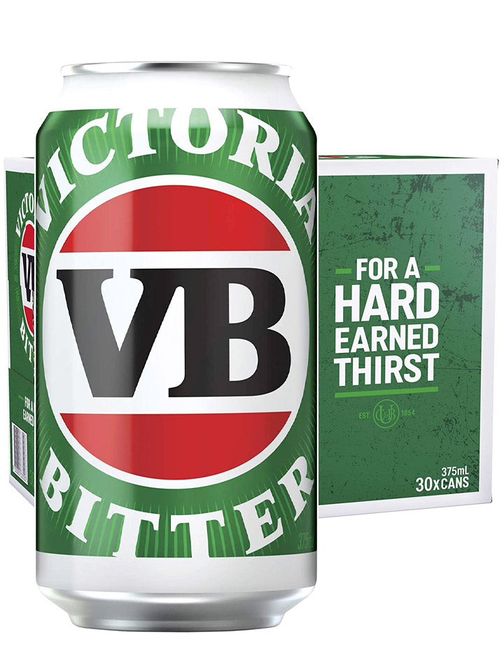 Victoria Bitter VB Beer Case 24 x 375mL Cans – The Drink Society